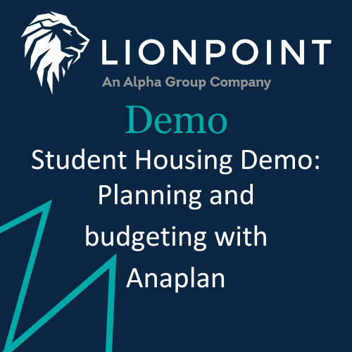 Download the Student Housing Demo: Planning and budgeting with Anaplan ...